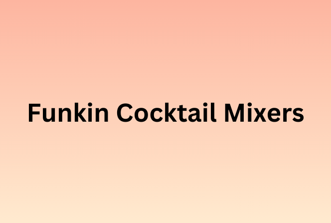 Funkin Cocktail Mixers - Cream Chargers Warehouse